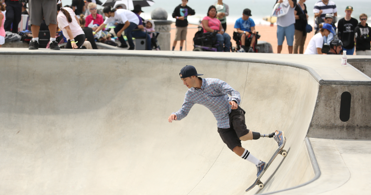 Adaptive Skateboarding In Los Angeles | CAF & PlayLA Partnership