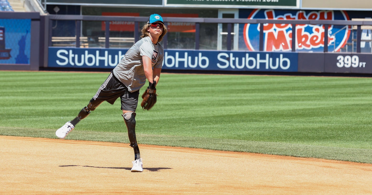 Landis Sims: Quadruple Amputee Baseball Player Inspiring Major League ...