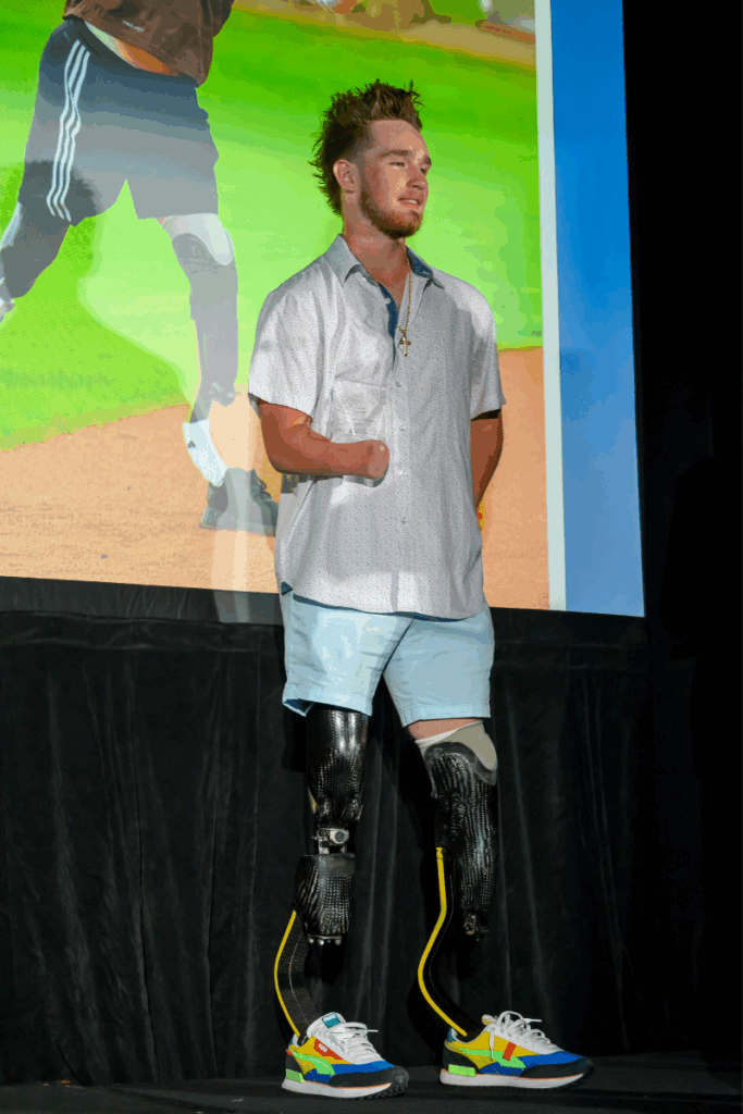 Landis Sims: Quadruple Amputee Baseball Player Inspiring Major League ...